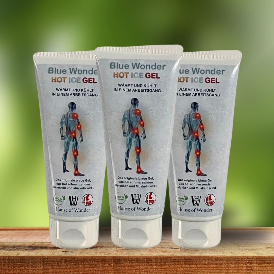 Blue Wonder Hot Ice Gel® 3x 100ml – House of Wonder